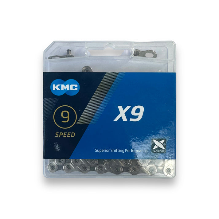 Cadena KMC X9 - 9 velocidades – Bike504